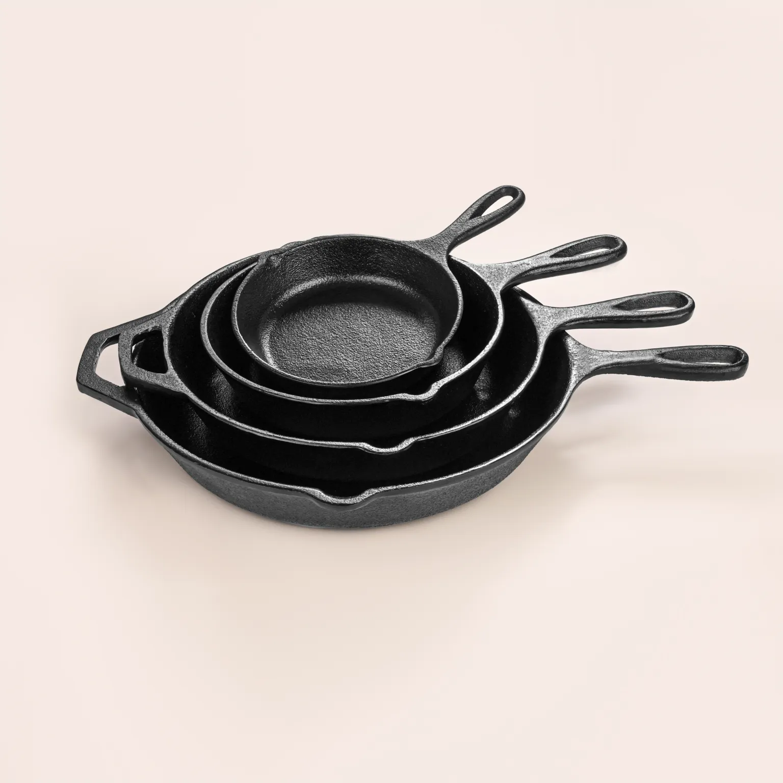 Perfect Four Skillets Set | K&K Cookware